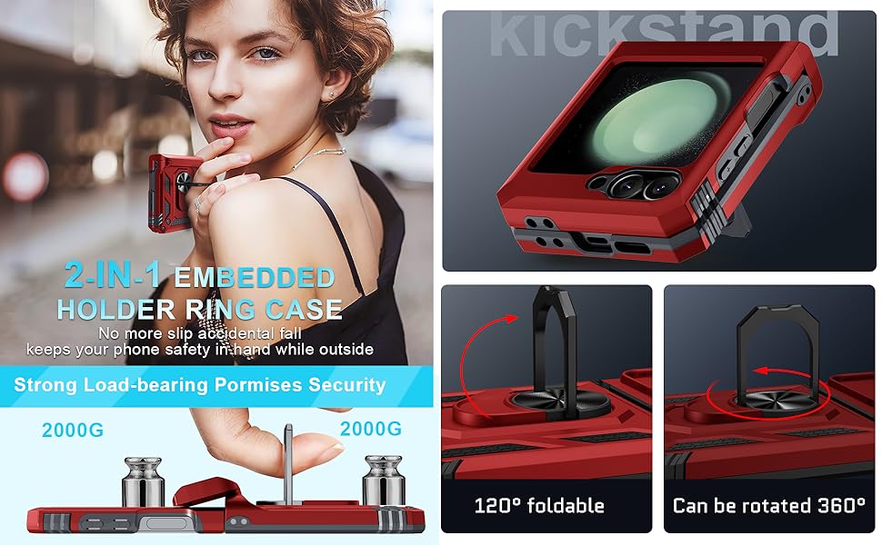 Amazon.com: Janmitta Compatible with Samsung Galaxy Z Flip7 FE/Samsung Galaxy Z Flip 6 Case ...