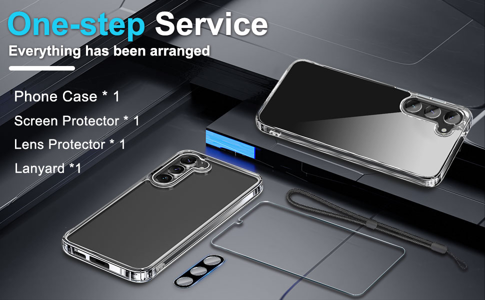 Amazon.com: Janmitta Compatible with Samsung Galaxy S23 Case with Screen Protector+Camera Lens ...