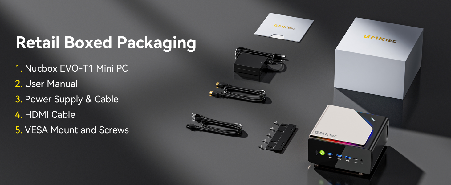 Amazon.com: GMKtec EVO-T1 AI Mini PC Workstation Ultra 9 285H (up to 5.4GHz) Mini Gaming ...
