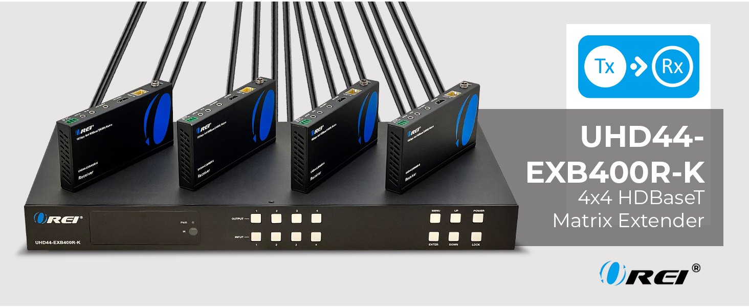 Amazon.com: OREI 4X4 4K HDMI Matrix Switcher Extender - HDBaseT UltraHD 4K @ 60Hz 4:4:4 Over ...