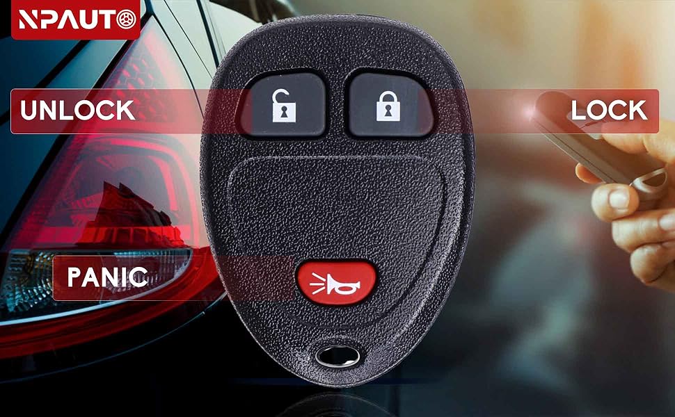 Amazon.com: NPAUTO 2-Pack Key Fob Replacement for Chevy Silverado 1500 ...