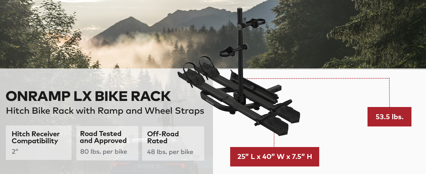 Amazon.com: Yakima Bike Rack with Ramp, 2 Bicycle Hitch Mount Carrier for Ebike, Mountain, Road ...
