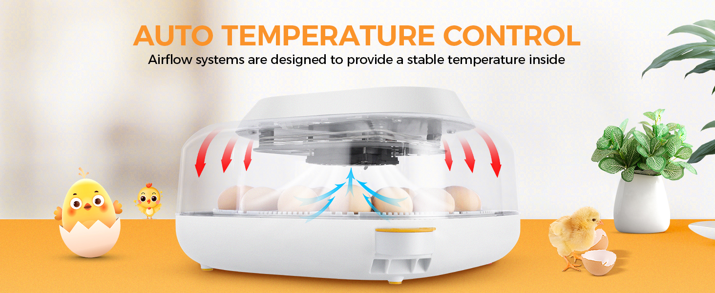 Amazon.com: Sailnovo 24 Eggs Incubators for Chicken Eggs with 4 Modes, 360° View Egg Incubator ...