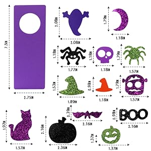 Amazon.com: 24 Set Halloween Craft Kits for Kids, DIY Halloween ...