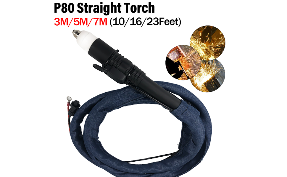 Amazon.com: SUSEMSE P80 Plasma Cutting Torch Inverter Plasma Cutter Gun Pilot Arc Non Touch ...