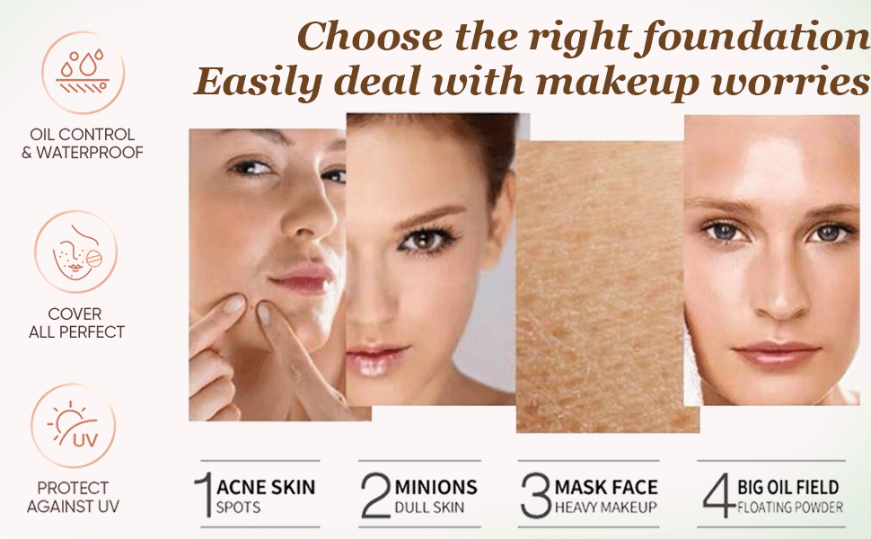 Amazon.com: Perbella Cc Cream For Older Women-Self Adjusting For Mature Skin,Cc Cream with Spf ...