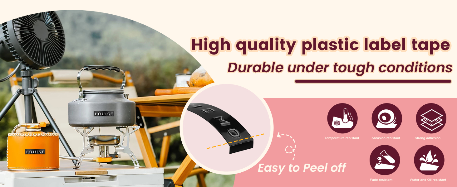 Memoking Embossing Label Maker E975 3D Embossed Label Printer Machine ...