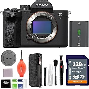 Amazon.com : Sony Alpha 7 IV Full-Frame Mirrorless Interchangeable Lens Camera with Additional ...
