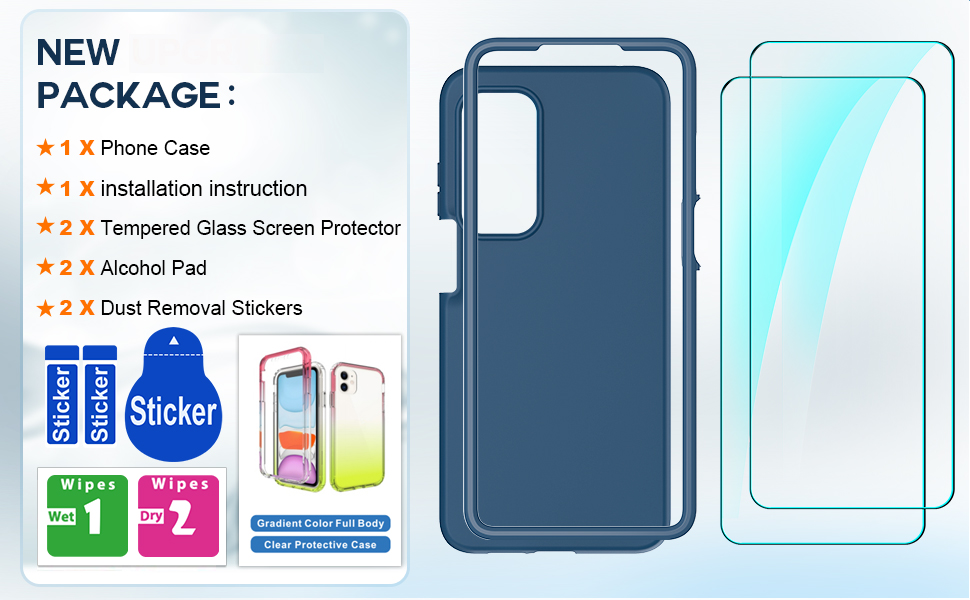 Amazon.com: LeYi for Motorola Edge 2021 Case, Moto Edge 2021 Case with [2 x Tempered Glass ...