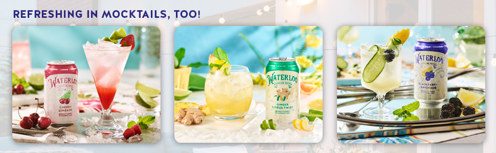 Amazon.com: Waterloo Sparkling Water, Lemon-Lime Naturally Flavored, 12 Fl Oz (Pack of 24 ...