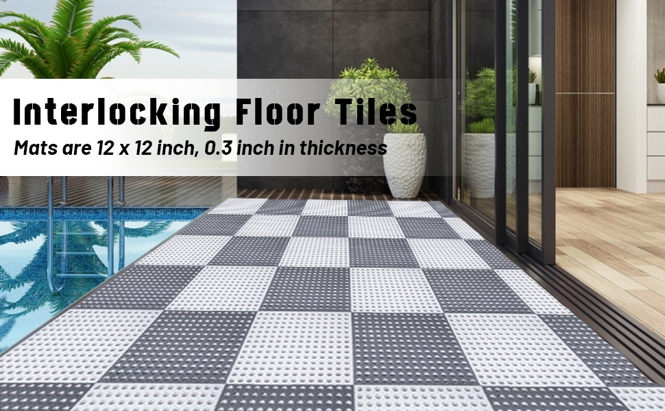 Amazon.com: NDSWKR 12 Pack Modular Interlocking Cushion, 12 x 12 Inch ...