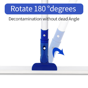 Amazon.com: Floor & Window Professional 180° Rotatable Squeegee Scrubber with 56" Adjustable ...