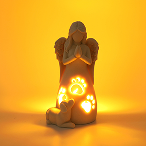 Amazon.com: BEARAE Loss of Dog Sympathy Gift, Dogs Memorial Gifts, Pet Loss Candle Holder ...