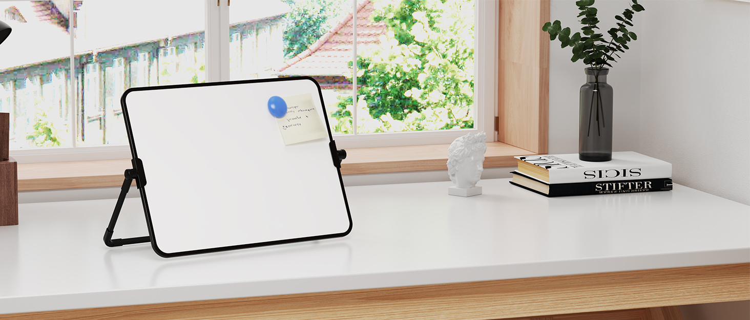 Amazon.com : NEWYES A3 Dry Erase White Board with Bracket Erasable Whiteboard with Stand Desk ...