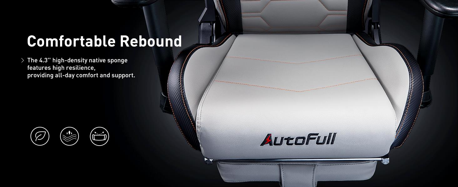 AutoFull C3 Gaming Chair Ergonomic Office Chair with 3D Bionic Lumbar Support, Racing Style ...