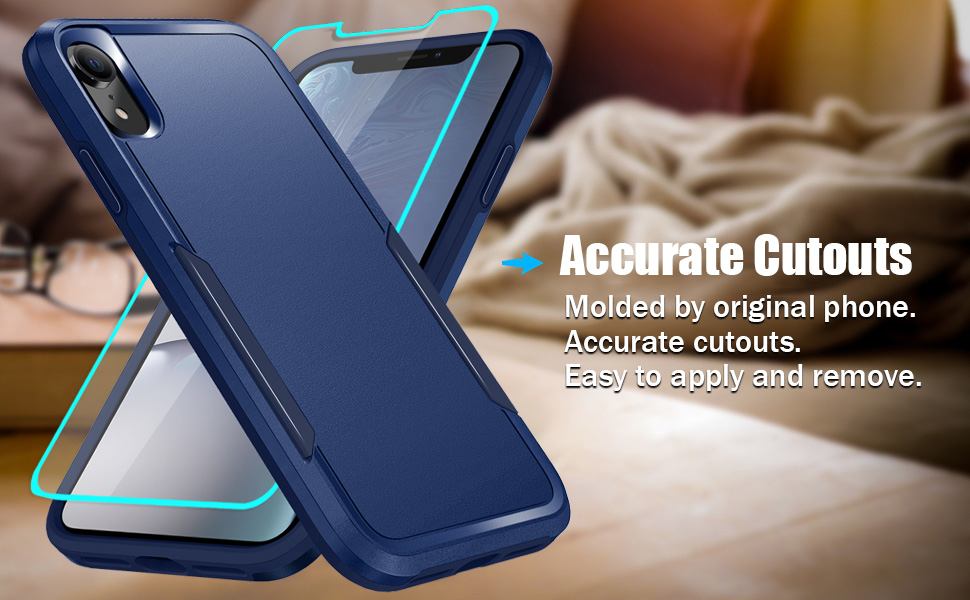 Amazon.com: IXJYLCPC for iPhone XR Phone Case with Screen Protection: Heavy Duty Protective ...