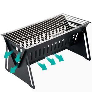 Amazon.com: Small Charcoal Grills, Personal Mini Grill Portable BBQ Grill for Indoor Outdoor ...
