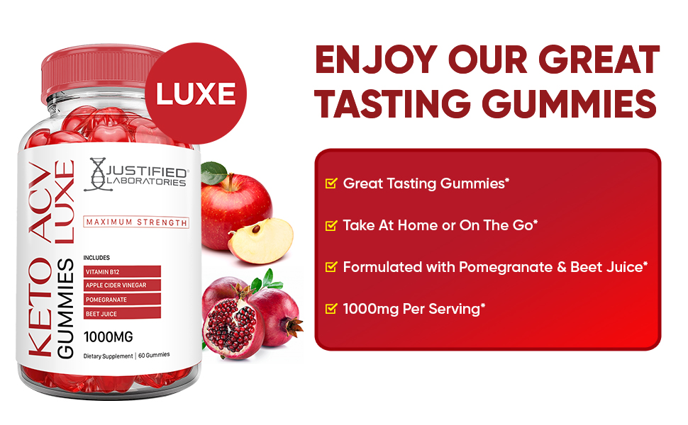 Amazon.com: (3 Pack) Luxe Keto ACV Gummies Advanced Formula 1000MG Luxe Keto Gummies Apple Cider ...