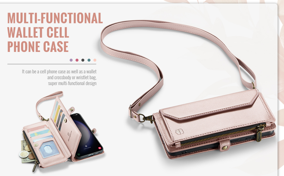 Amazon.com: Strapurs Crossbody for Samsung Galaxy S23 Plus Case Wallet【RFID Blocking】 with 10 ...