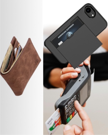 Amazon.com: Jiunai for iPhone 16 Pro Max Case Wallet Card Holder for 2 Cards IDs License Credit ...