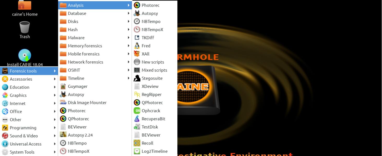 Amazon.com: Computer IT Digital Forensics Investigative Environment Linux Bootable USB Flash ...