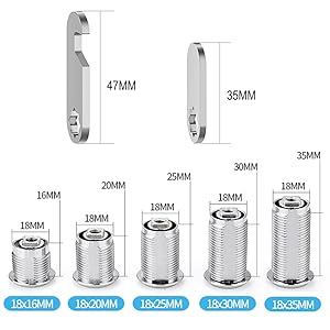 Litensh 20 mm Sicherheits-Briefkastenschloss, Briefkastenschloss, Schrank-Schubladen ...