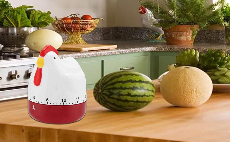 Amazon.com: Chicken Timer, Cute Cartoon Animal Countdown Timer, Lovely Chicken Timer Mechanical ...