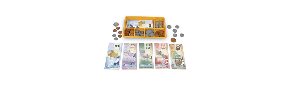 Learning Resources Canadian Currency Set for Kids' Money Skills