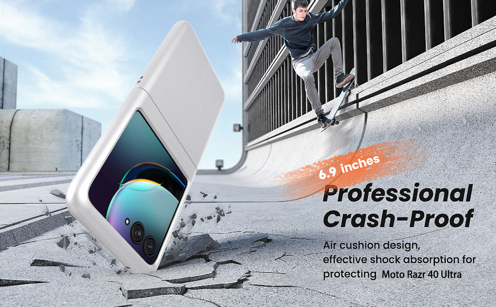 Amazon.com: Eastcoo 【Upgraded】 Slim Fit Moto Razr Plus 2023 Case, [Hard PC Back] [Frosted Feel ...