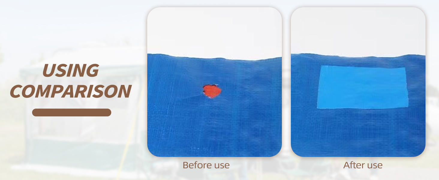 Amazon.com: Waterproof Fabric Repair Patch, 9×11Inch 2 Pcs Self-Adhesive Fabric Repair Kit,PVC ...