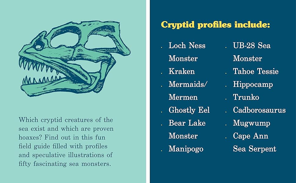 Cryptid Creatures: A Field Guide (Cryptid Book) : Halls, Kelly Milner, Spears, Rick: Amazon.co ...