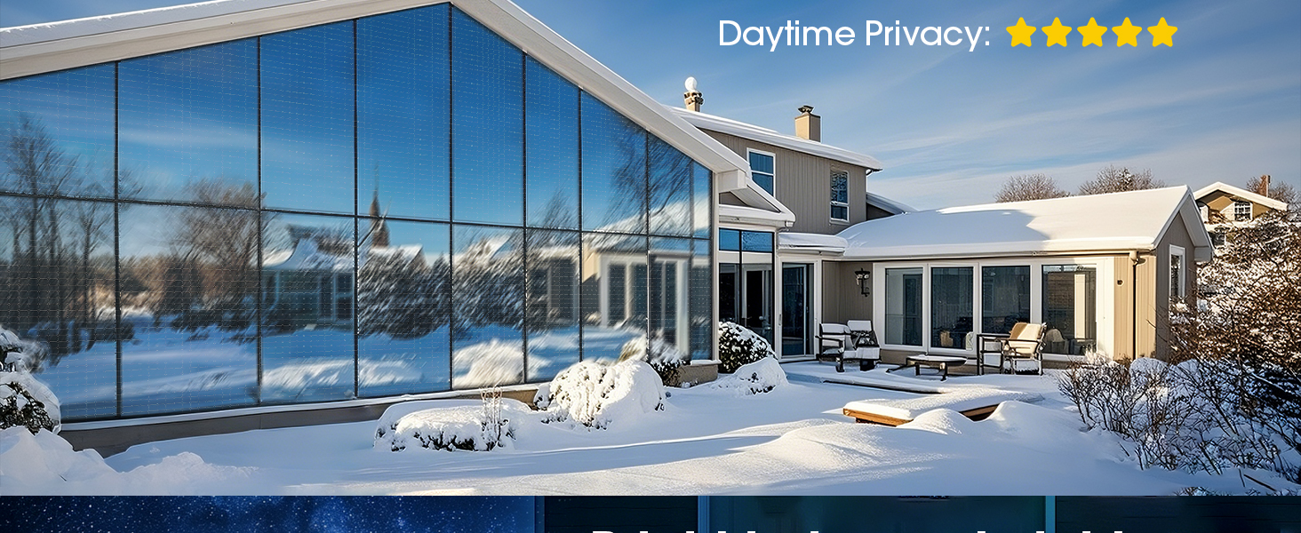 Amazon.com: Coavas One Way Privacy Window Film Reflective Window Tint for Home,Static Cling ...