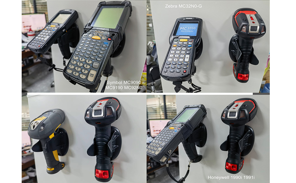 Amazon.com : 2PACK YS2308-11 Universal Barcode Scanner Holder Barcode Reader Bracket Compatible ...