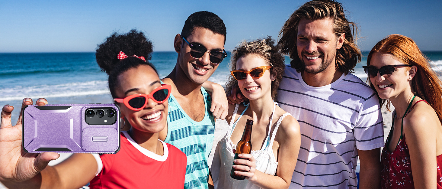 Amazon.com: LATVIN Phone Cover for Samsung Galaxy A16 5G Case | with 1 Screen Protector, Built ...