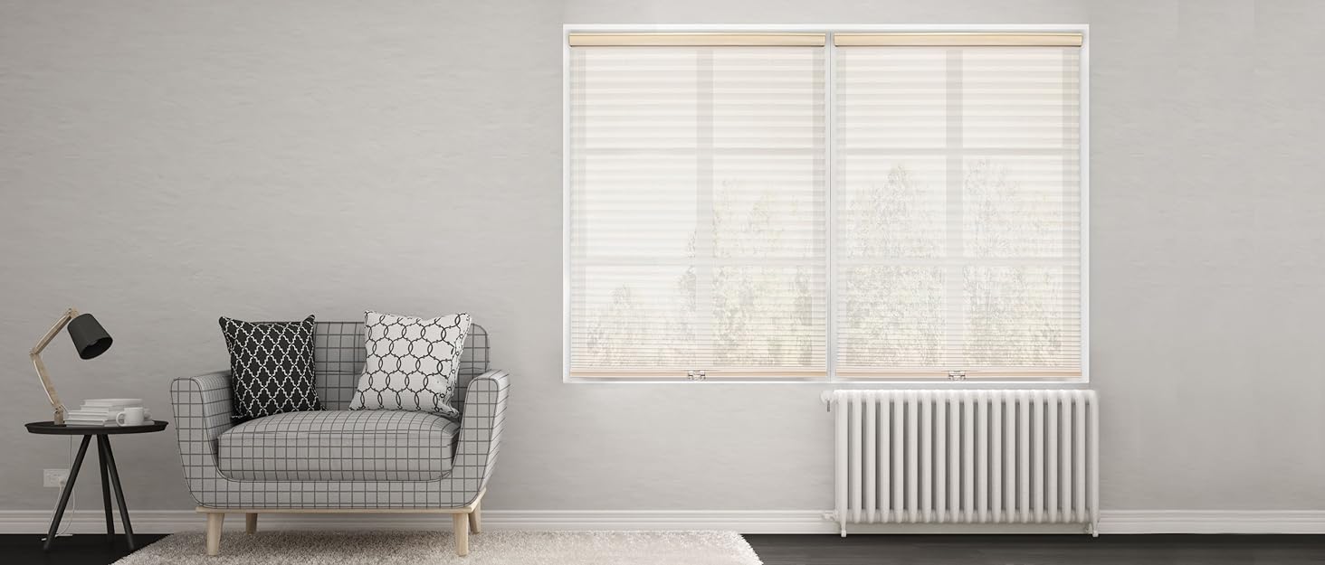 Amazon.com: BlindsAvenue Simply Motorized Cellular Shade with Remote Control, Cordless Wireless ...