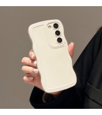 Amazon.com: UEEBAI Wave Frame Clear Case for iPhone 11 6.1 inch, Curly Clear Phone Case, Cute ...