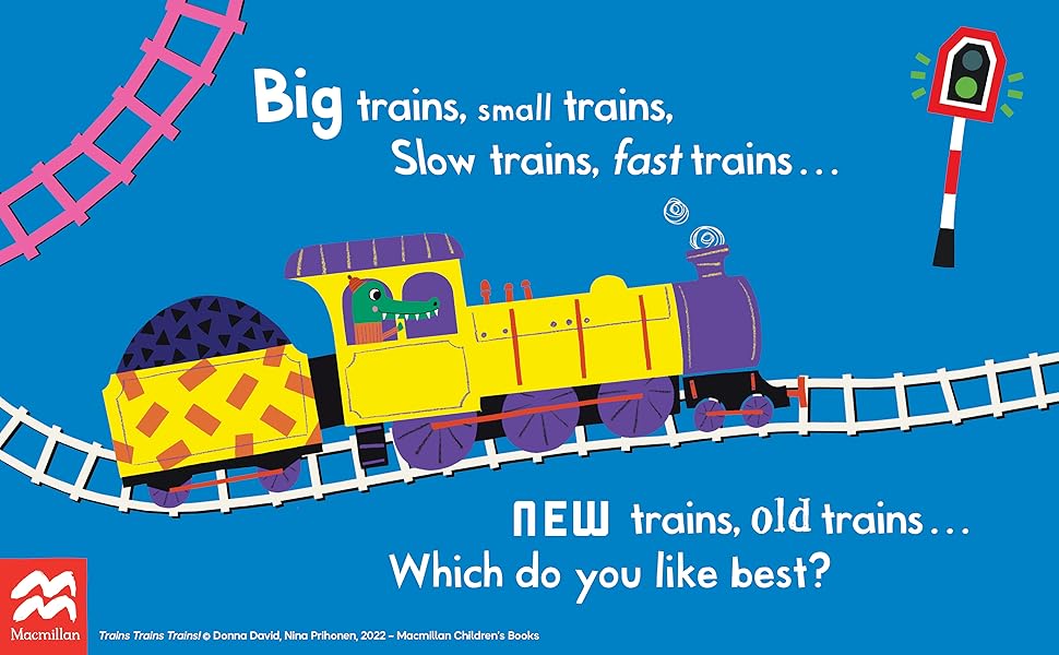 Trains Trains Trains!: Find Your Favourite (50 to Follow and Count, 1) : David, Donna, Pirhonen ...