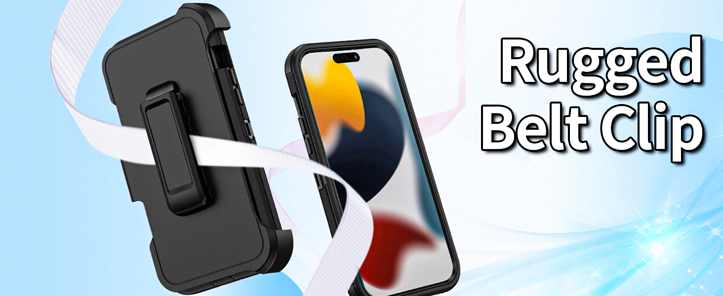 Amazon.com: TASHHAR Phone Case for iPhone 15 Plus Case,Heavy Duty Hard Shockproof Armor ...