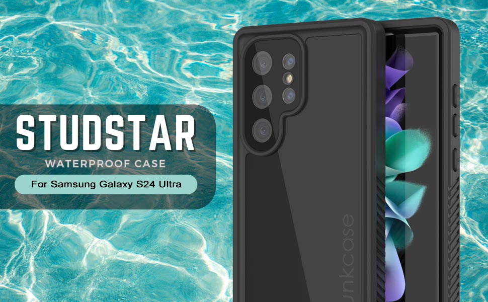 Amazon.com: Punkcase for Galaxy S24 Ultra Waterproof Case [StudStar Series] [Slim Fit] [IP68 ...