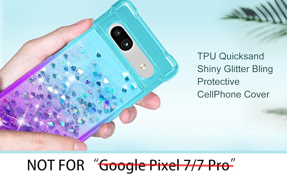 Amazon.com: Dzxouui for Pixel 7A Case with Glass Screen Protector, Women Girls Cute Clear ...