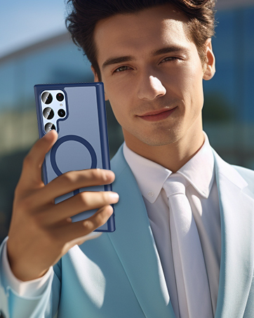 Amazon.com: OWKEY Case for Samsung Galaxy S22 Ultra,Magnetic Galaxy S22 Ultra 5G Phone Case ...