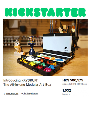 Amazon.com: KRYDRUFI Portable All-in-One Modular Painting Station with Paint Brush Cleaner and ...