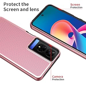 Amazon.com: for TCL 50 XE 5G Case with Screen Protector,TCL 50 XE NXTPAPER 5G Phone Case Dual ...