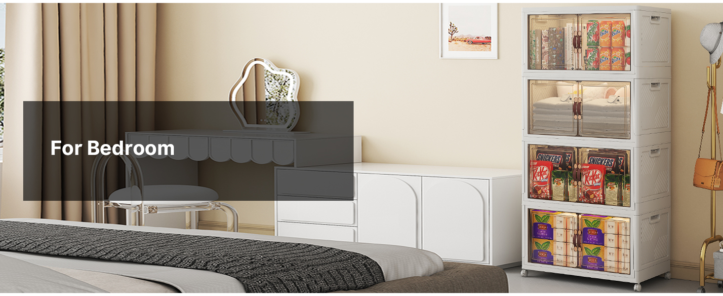 VNVTO 360Qt Stackable Storage Bins with Lids, 3Pack Extra Large ...