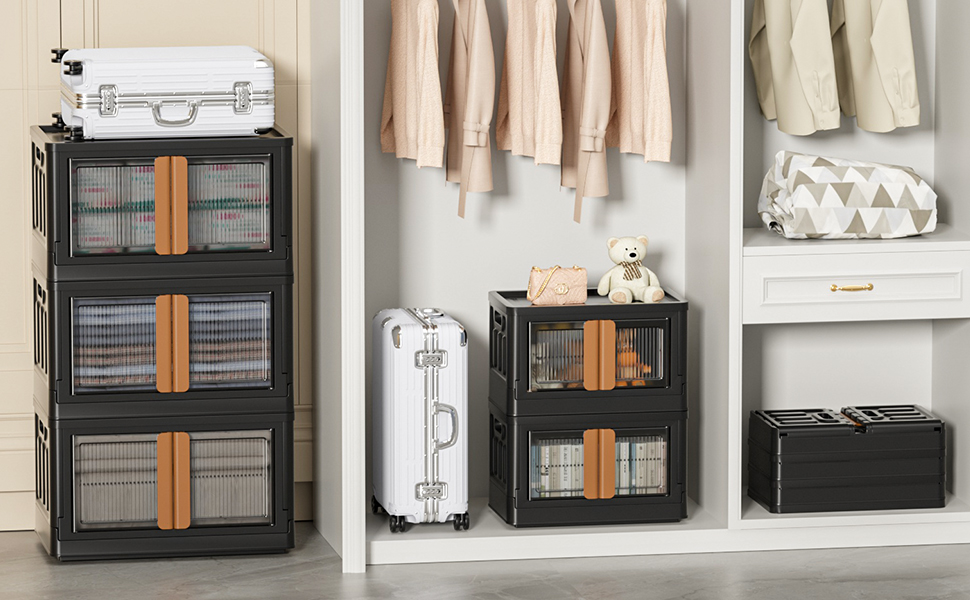 HAIXIN Aufbewahrungsbox mit Deckel, 32L Boxen Aufbewahrung Ordnungsboxen Storage boxes Kisten ...