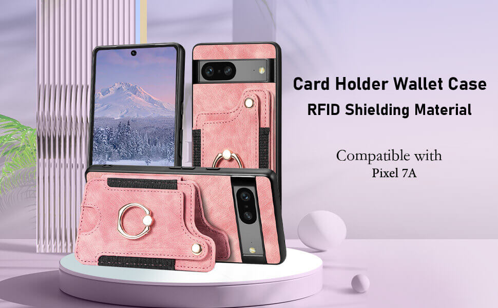 Amazon.com: JanCalm for Pixel 7a Case,Card Holder Wallet for Google Pixel 7a Case,Ring Holder ...
