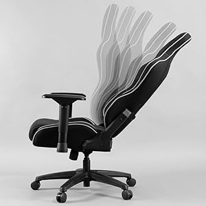 Amazon.co.jp: Bauhutte (バウヒュッテ) ゲーミングチェア G-571-BK 180cm超の高身長に対応 ファブリック 高さ調節 蒸れない ポケットコイル内蔵でふかふかの ...