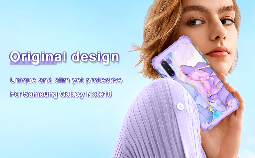 Amazon.com: Hekodonk for Samsung Galaxy Note 10 Case,Heavy Duty Shockproof Protection Hard ...