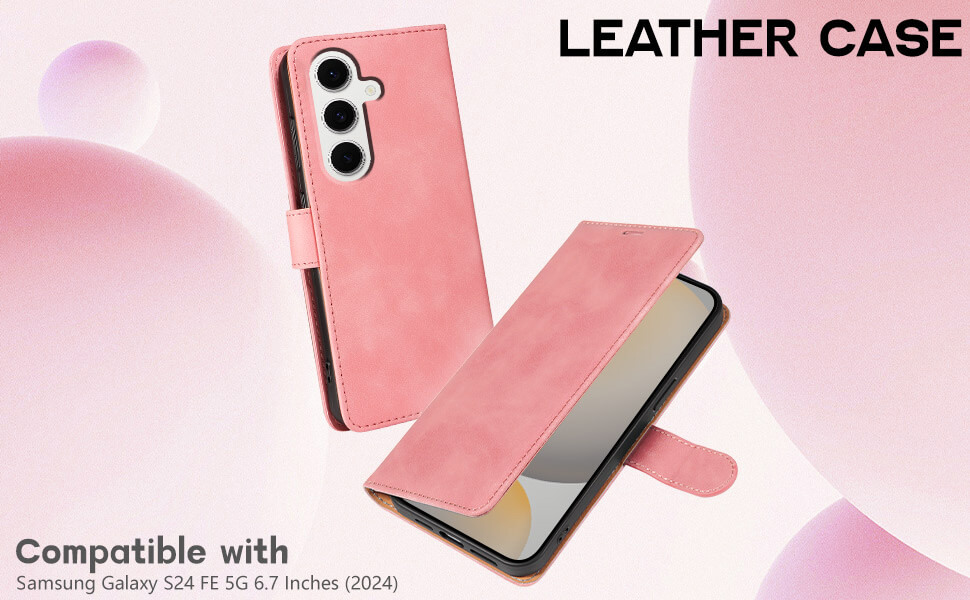 Amazon.com: JHWVVTF Wallet Case for Samsung Galaxy S24 FE 6.7 inch, RFID Blocking 4 Card Slots ...