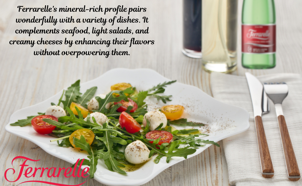 Amazon.com: Ferrarelle - Sparkling Natural Mineral Water - 750 mL (6 Glass Bottles) : Grocery ...